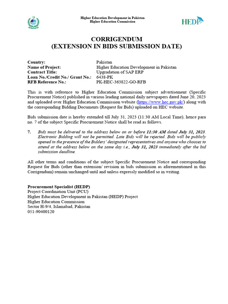 Upgradation ERP SAP | PDF | Loans | Procurement