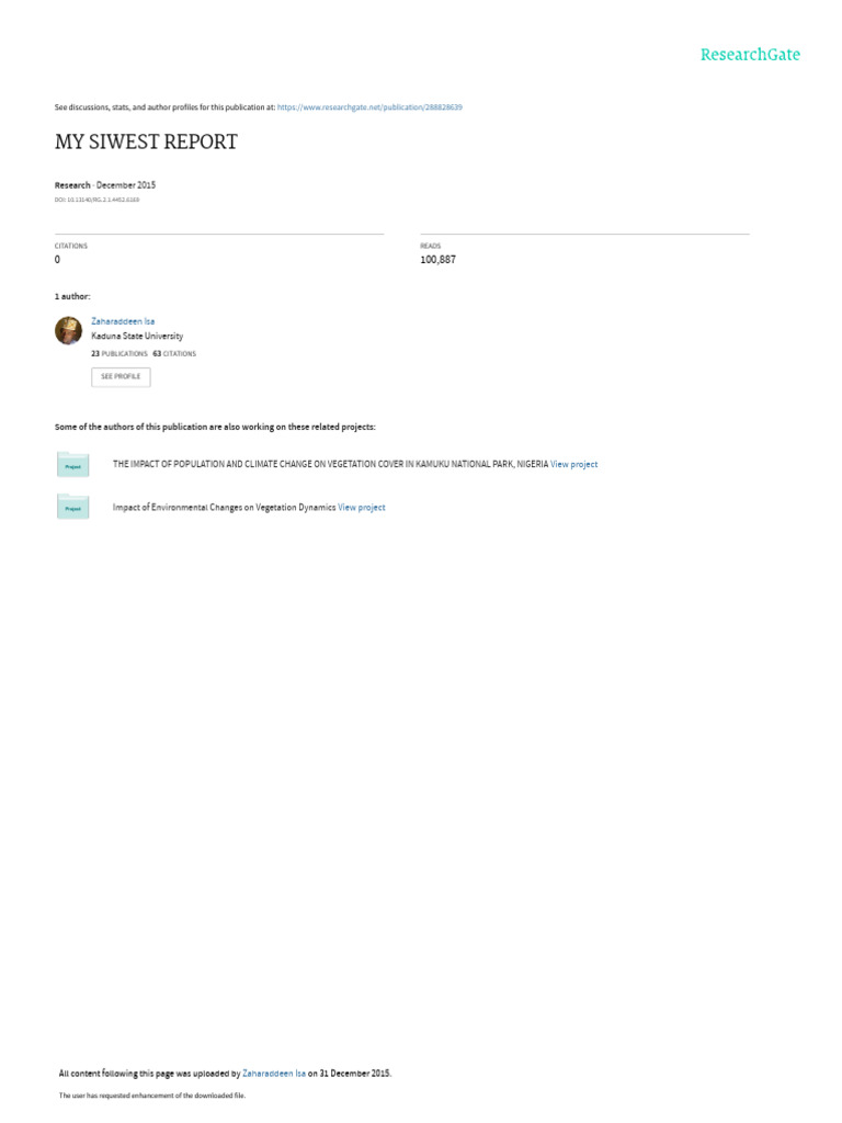 Siwes Report | PDF | Auto Cad | Geographic Information System