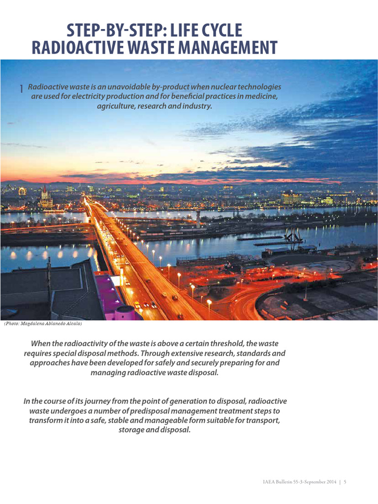 Step-By-Step: Life Cycle Radioactive Waste Management: (Photo ...