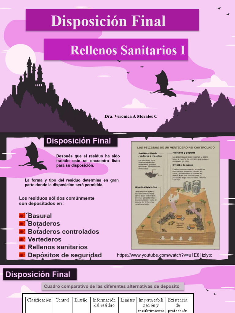 Disposicion Final. Rellenos Sanitarios I | PDF | Vertedero | Residuos