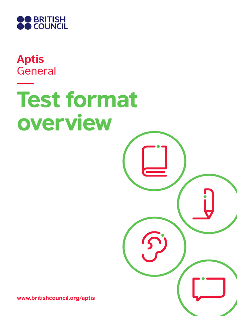 Aptis General Test Format Overview 2023 | PDF | Reading Comprehension ...