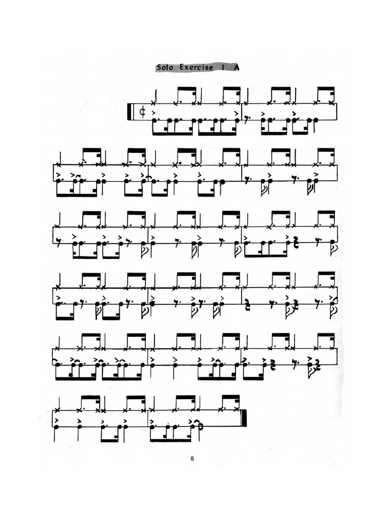 Jim Chapin - Drum Book - Advanhniques For The Modern Drummer 12 | PDF