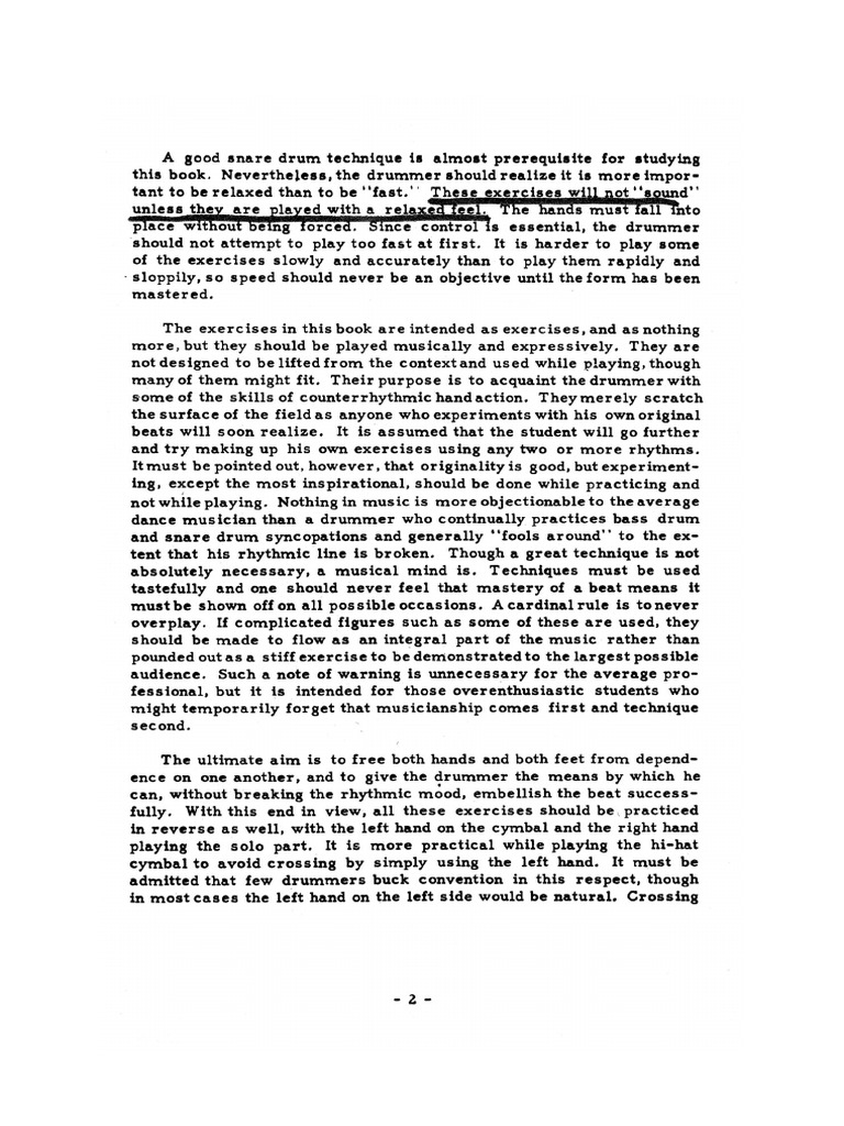 Jim Chapin - Drum Book - Advanhniques For The Modern Drummer 5 | PDF