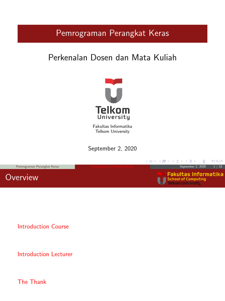 Pertemuan 0 PPK Pengenalan Mata Kuliah PHV-PHV | PDF