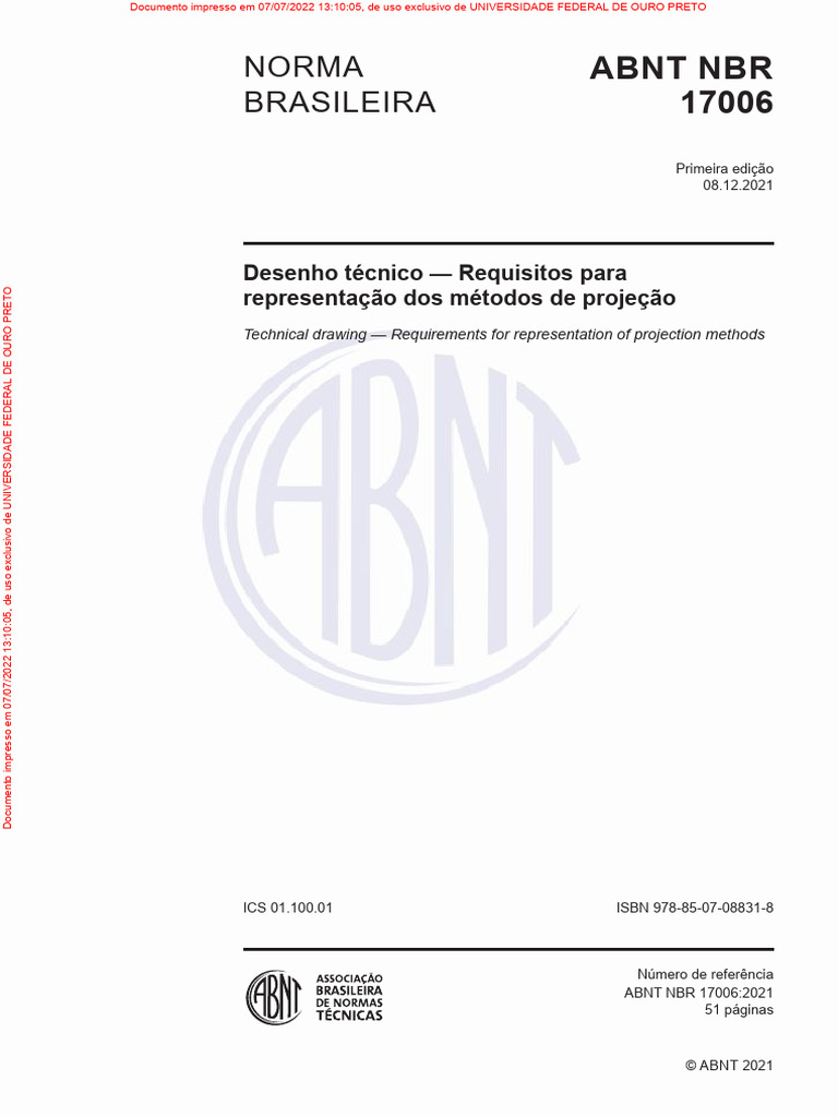 NBR17006 2021 | PDF | Perspectiva (gráficos) | Sistema de coordenada ...