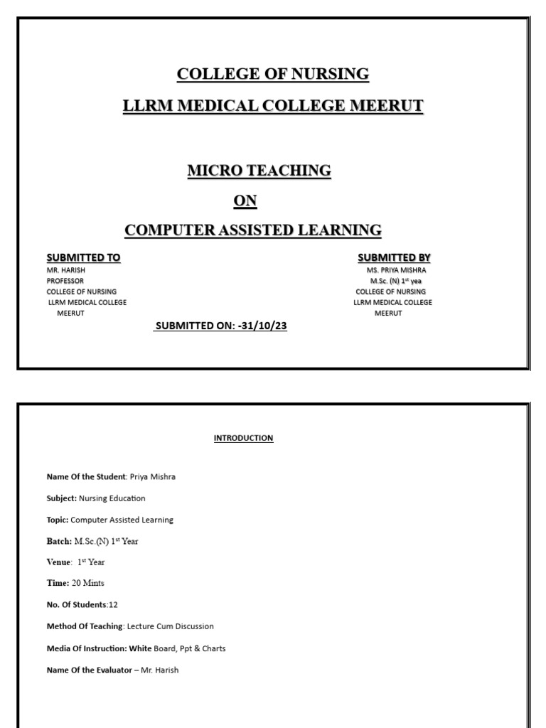 Computer Assisted Learning | PDF | Educational Technology | Learning