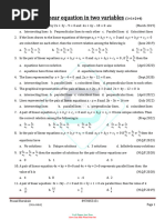 Class 10 Arithmetic Progression Worksheet | PDF | Mathematics | Arithmetic