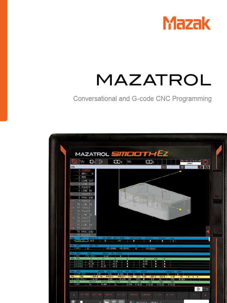 22 MAZ MAZATROL Brochure | PDF | Numerical Control | Machining