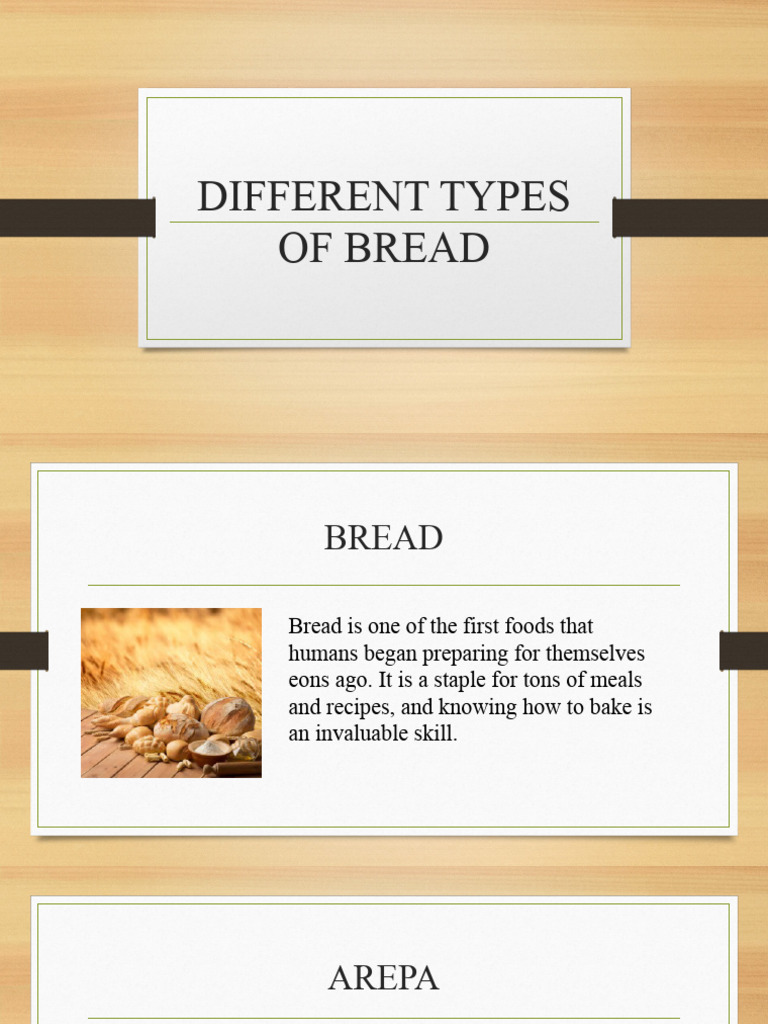 W1 Types of Bread 2 | PDF | Breads | Baking