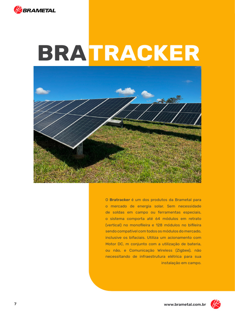 Catálogo Solar Tracker Datasheet | PDF