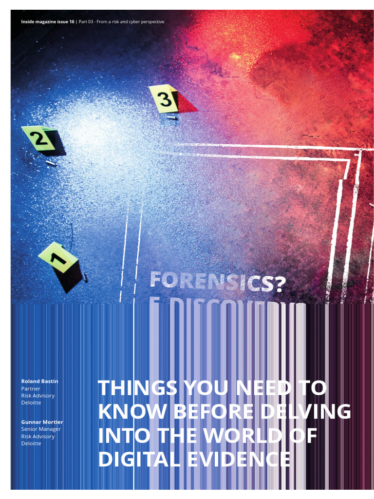 Lu Forensics e Discovery Things To Know Delving Into World Digital Evidence 112017 | PDF ...