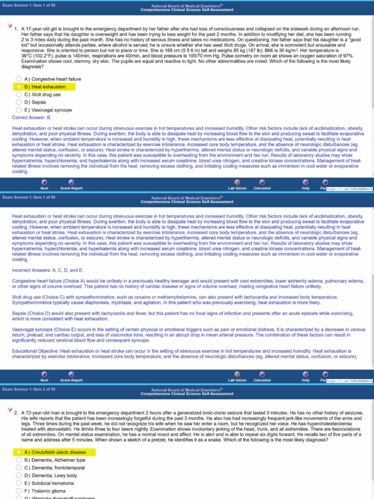 NBME 11 - Answers | PDF | Technology & Engineering