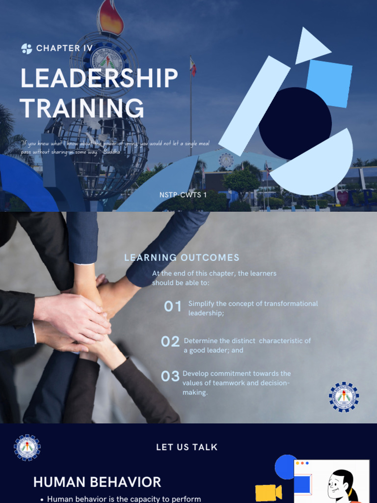 Chapter 4 Leadership Training | PDF | Leadership | Transformational ...