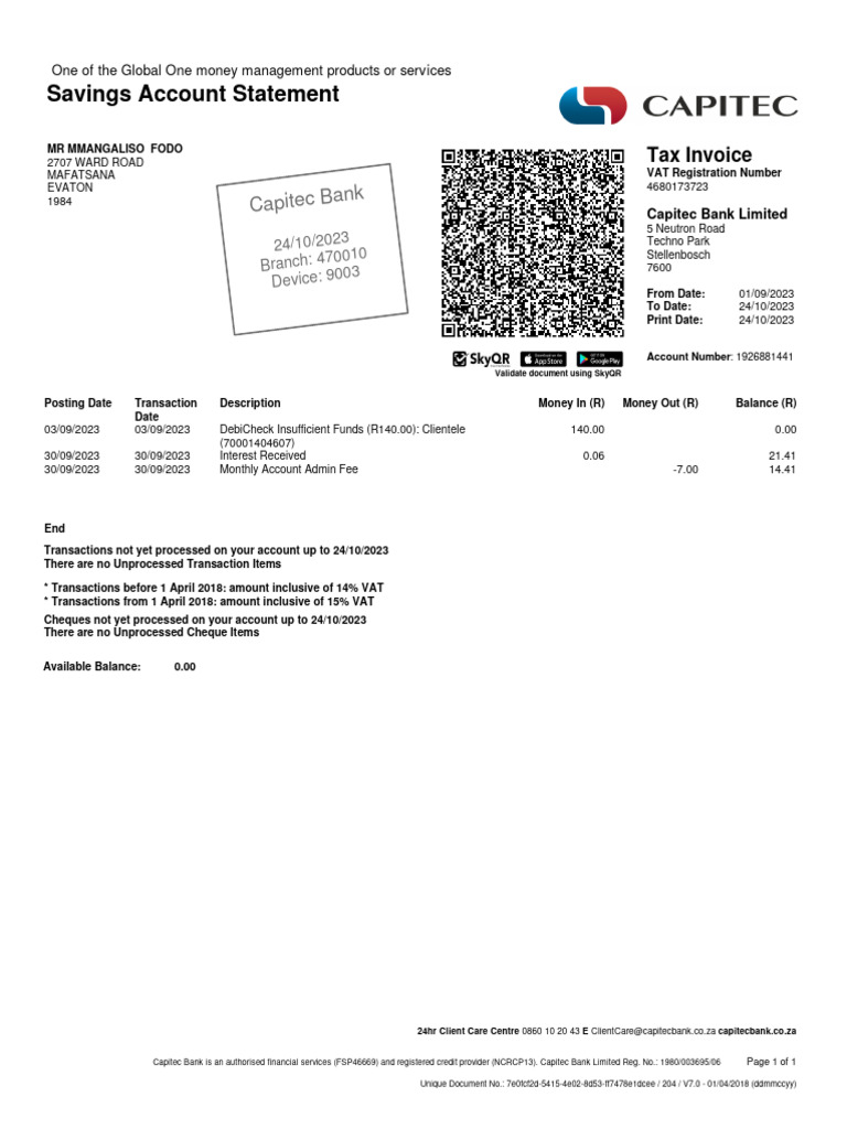 Account Statement | PDF | Cheque | Banks