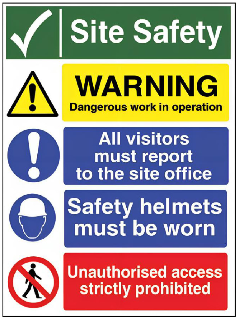 Site Safety Rules | PDF