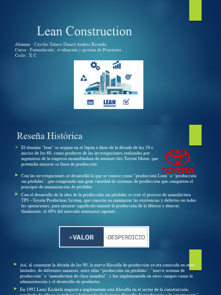 Lean Construction | PDF | Lean Manufacturing | Planificación