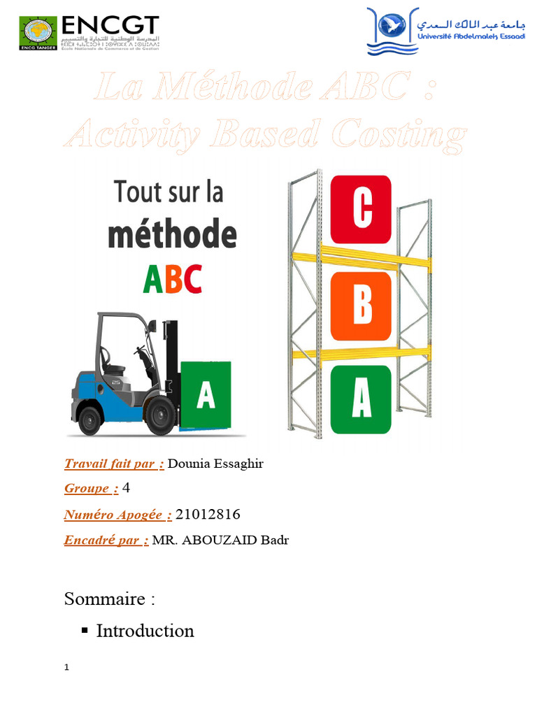 Méthode ABC : Analyse des Coûts par Activité | PDF | Inventaire | Business