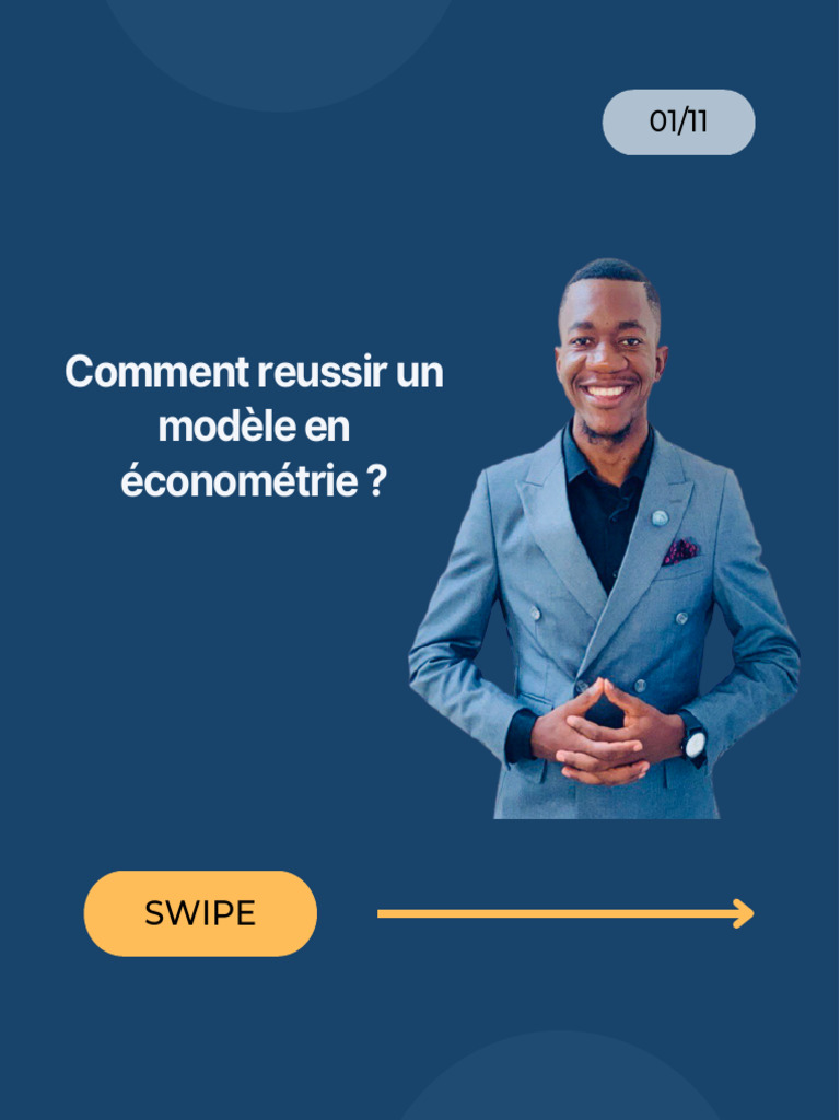 Réussir un modèle économétrique | PDF | Économétrie | Régression linéaire