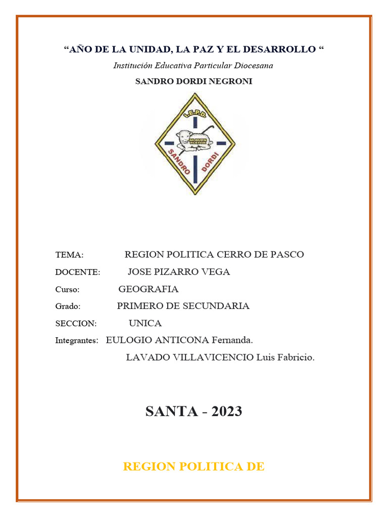 Cerro de Pasco | PDF | Andes