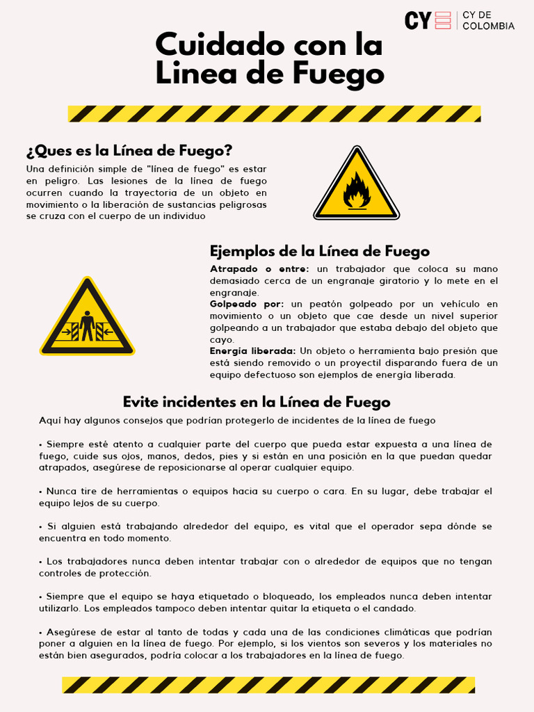 Linea de Fuego Capacitacion | PDF | Incendios | Proyectiles