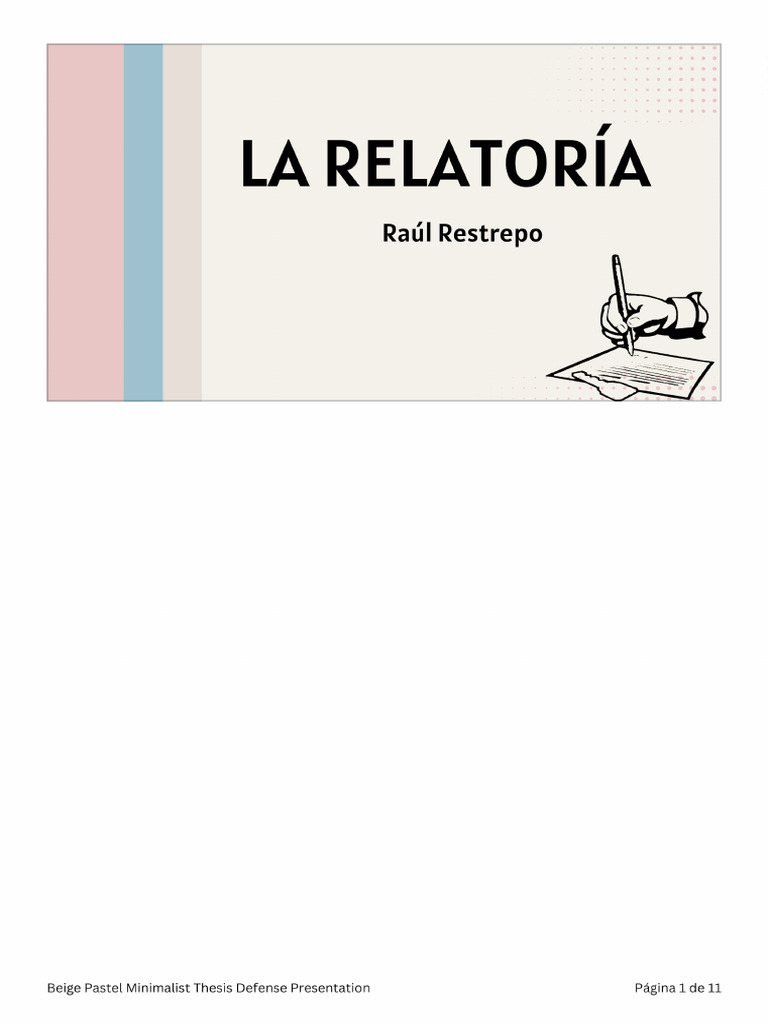 Relatoria | PDF
