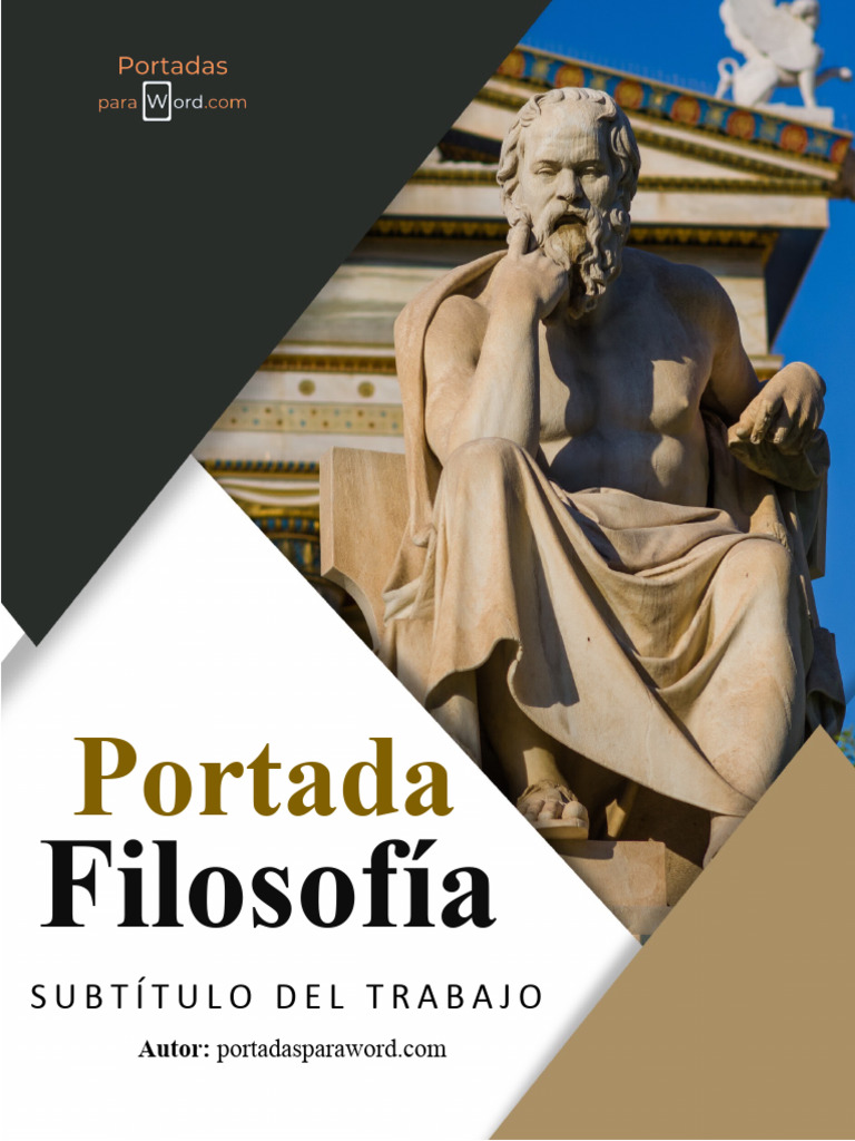 Portada para Word Filosofía Razonamiento | PDF
