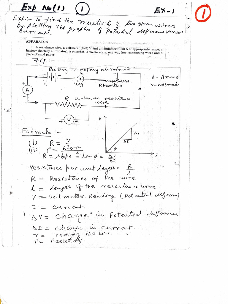Physics Experiments 1-12 | PDF