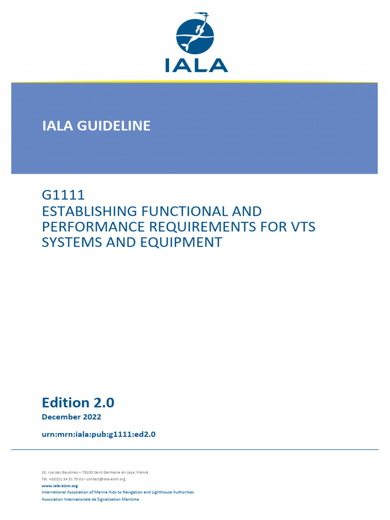 G1111 Ed2.0 Establishing Functional Performance Requirements | PDF ...