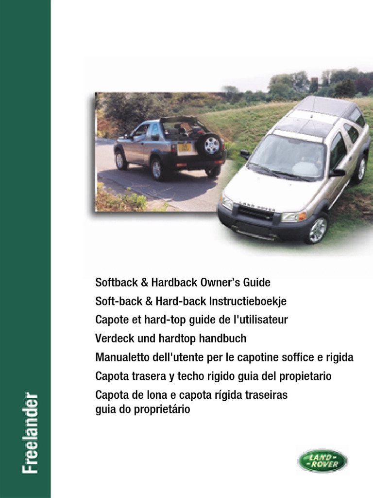 LRL305 ENG - Land Rover Freelander 1999 - Owners Guide - Softback ...
