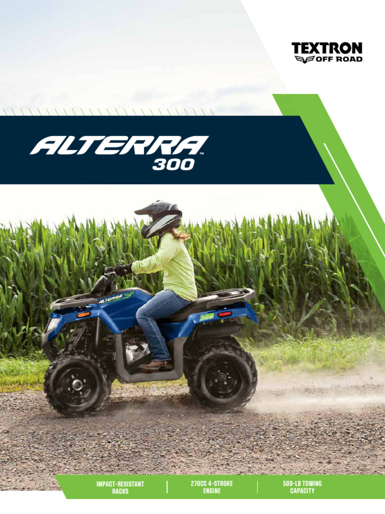 AC - Alterra-300 ATV | PDF | Product Introductions | Transport
