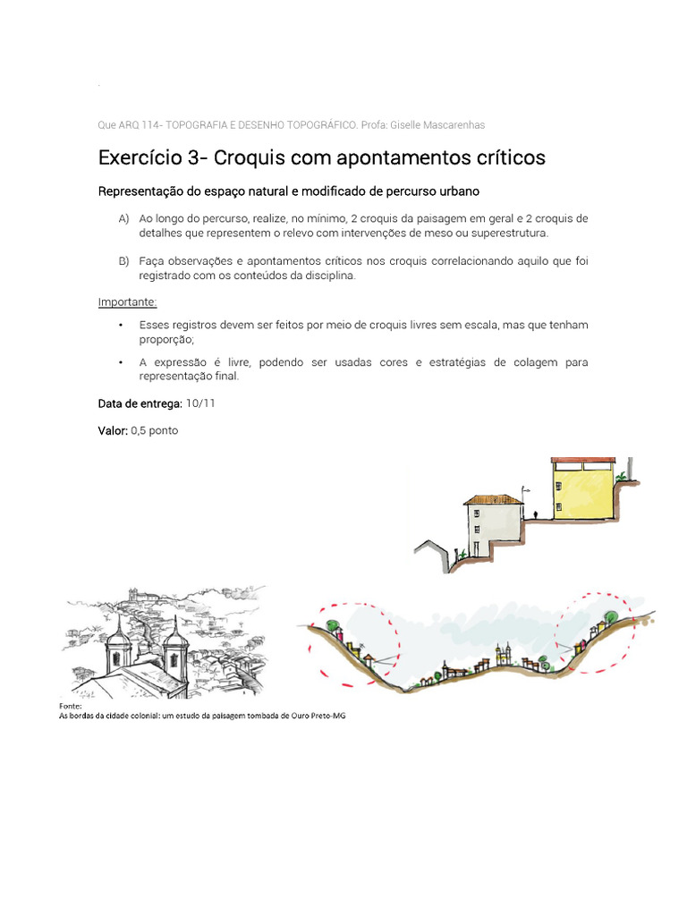 Exercício 3 - Croquis | PDF