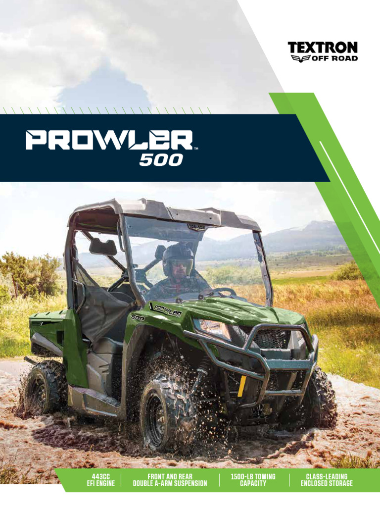 AC - Prowler-500 UTV | PDF | Steering | Automotive Technologies