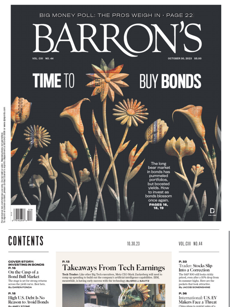 Barrons October 302023 | PDF | Stock Market Index | Exchange Traded Fund