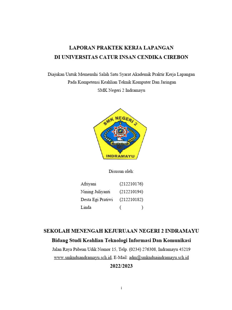 BAB 1 Laporan PKL | PDF