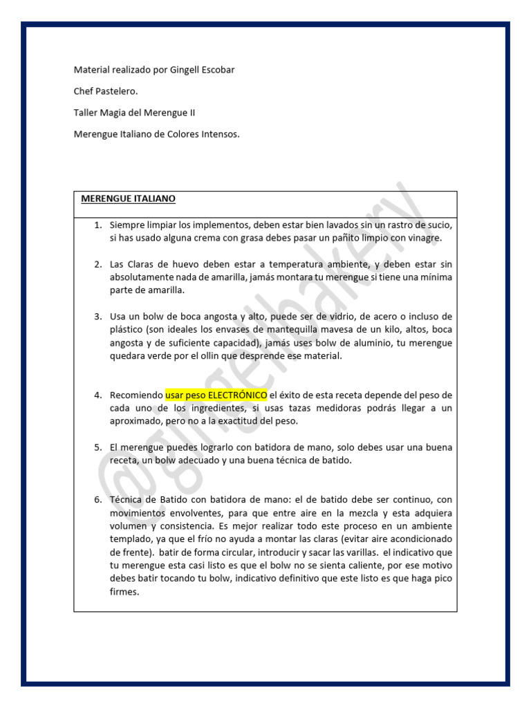 Guia Magia Del Merengue II, Merengue Colores Intensos. | PDF | Merengue ...