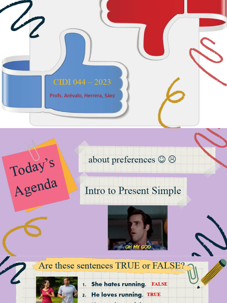 Present Simple Grammar Guide 2023 | PDF | Linguistic Morphology ...