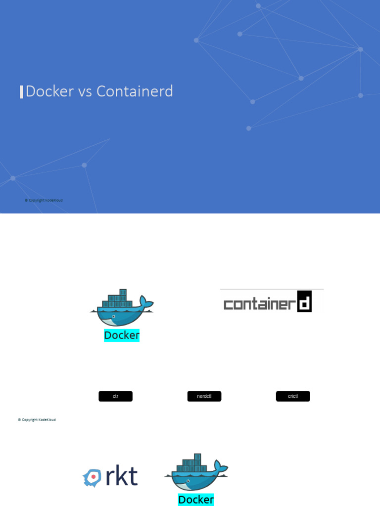 Docker Vs Containerd Pdf Operating System Families Computer Science