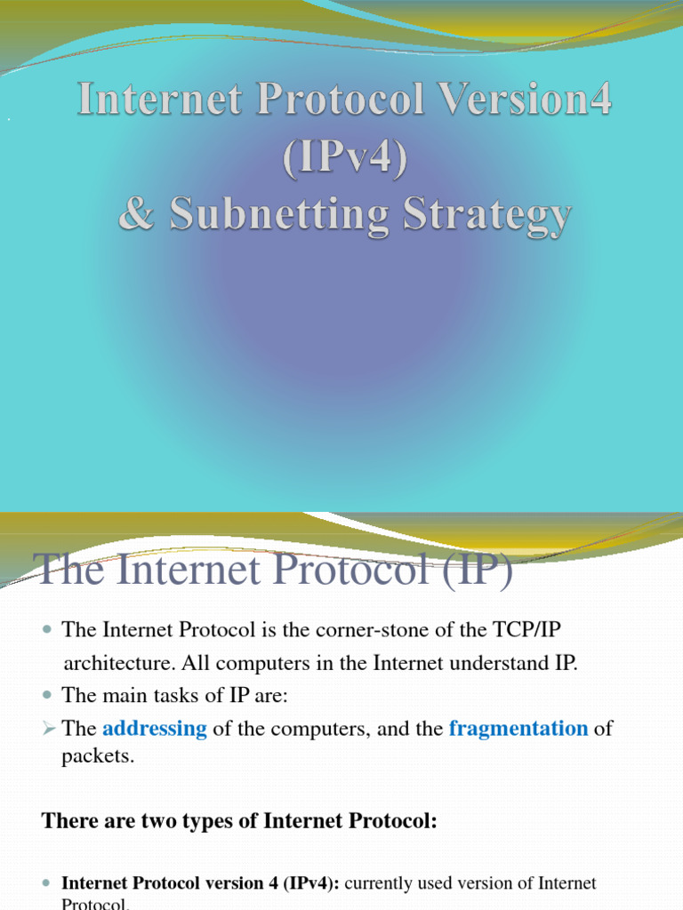 Ip Addressing and Subnetting | PDF | Ip Address | Internet Protocols