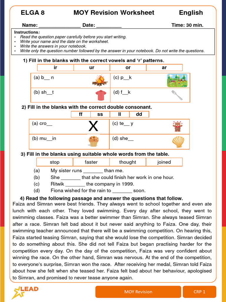 Res Ur 11304 82 32 1681822163124 CRP 1 Level 8 MOY Revision WS HI | PDF ...
