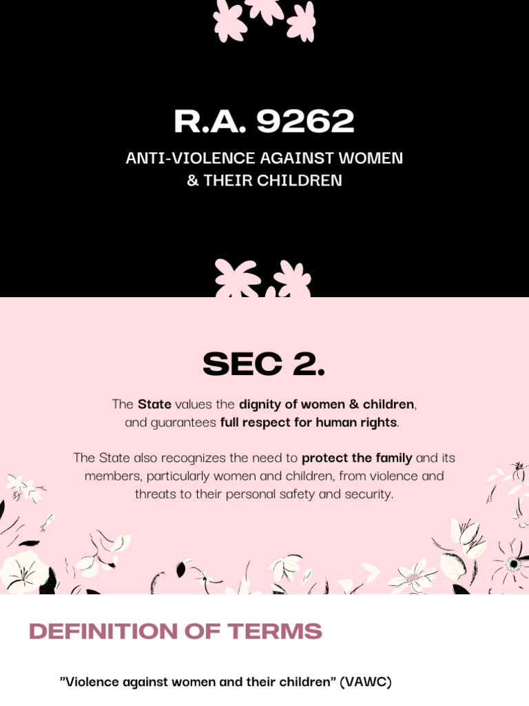 Vawc (R.a. 9262) | PDF | Violence | Psychological Abuse