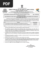 DSE Admission Schedule 2025-26 | PDF