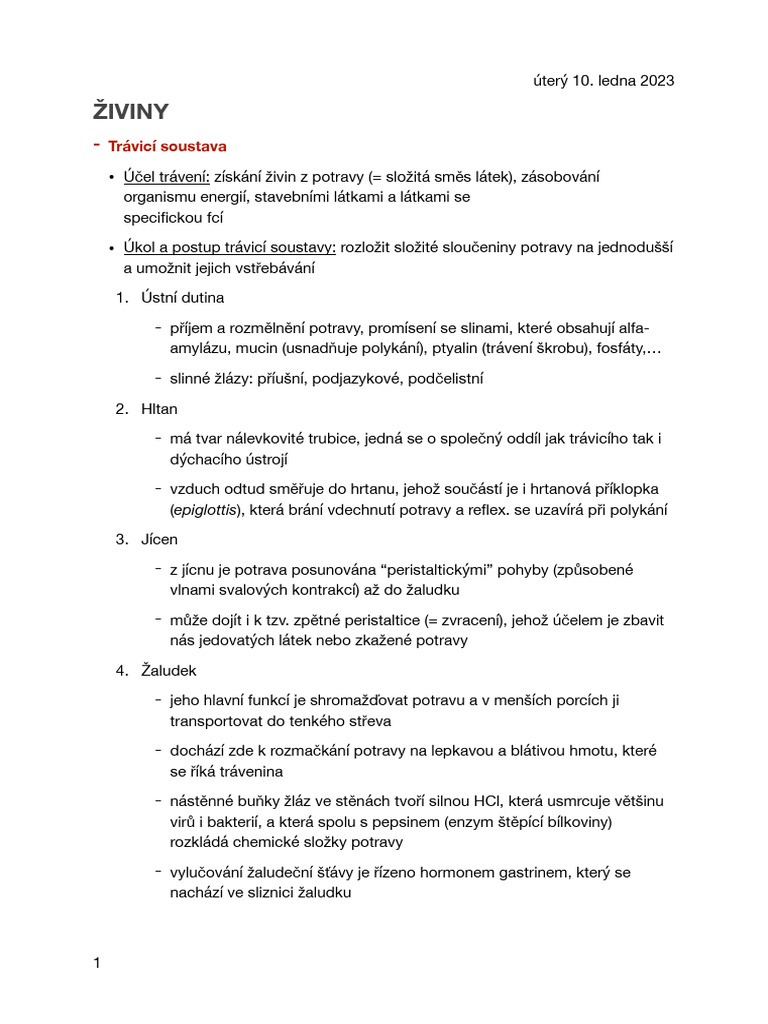 Vypsane Prednasky Ke Zkousce | PDF