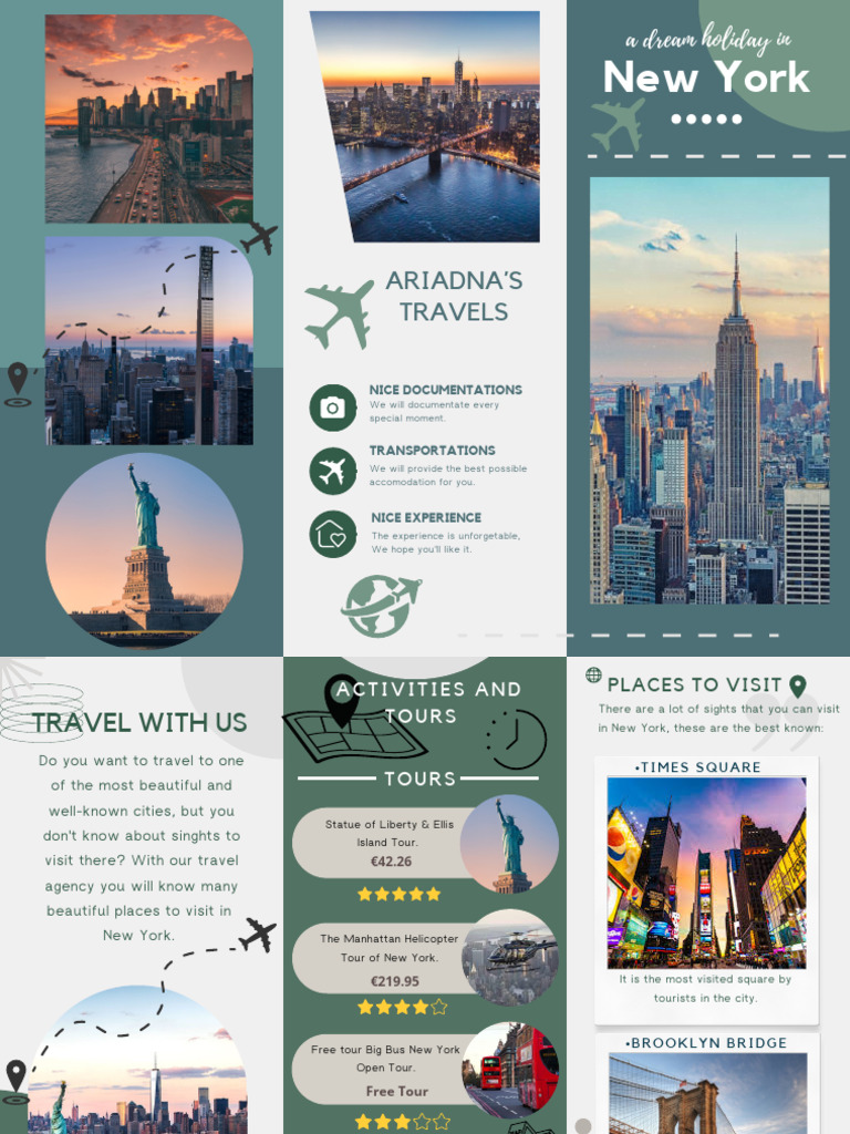 Travel Brochure New York 3 | PDF