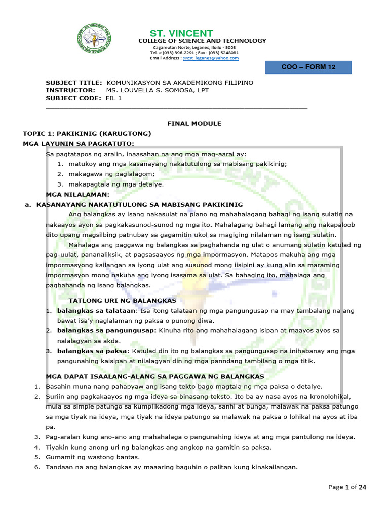 Somosa Fil1 Final Module Leganes Bsba1 Abc | PDF
