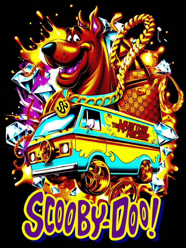 Scoobi Doo - Semitono DTF 300 DPI | PDF