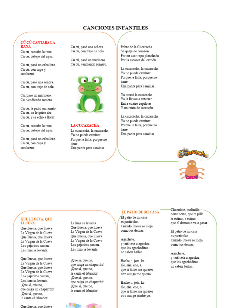 Niños Cancion | PDF