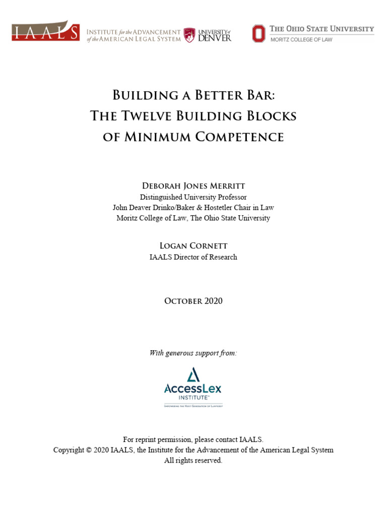 12 Building Blocks | PDF | Lawyer | Knowledge