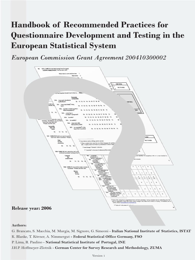 ESS Questionnaire Design Guide | PDF | Survey Methodology | Focus Group