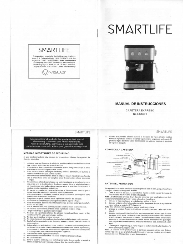 Cafetera Smartlife | PDF