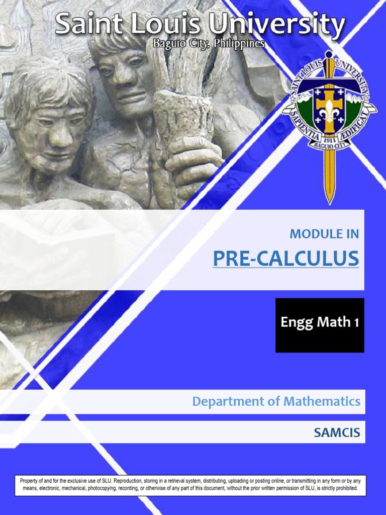 Pre-Calculus: Analytic Geometry Module | PDF | Circle | Ellipse